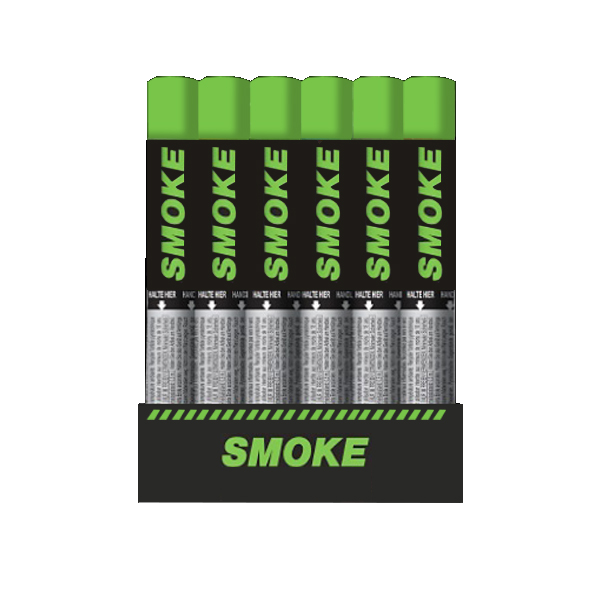 Set of 6 Hand-Held Smoke Tubes – SmokeFlares (YANELEX Ltd)